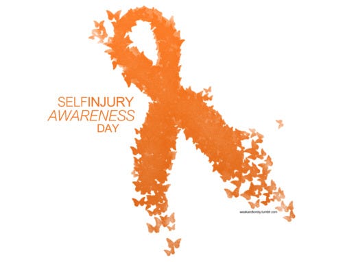 Self Harm Awareness Butterfly