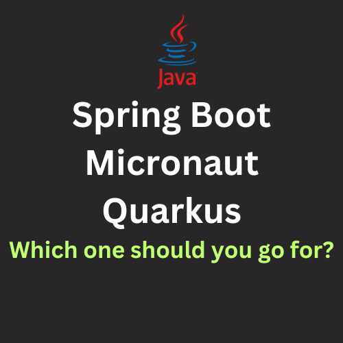 Spring Boot vs Micronaut vs Quarkus: Developer Experience & Learning Curve | by Prince Bharti ...