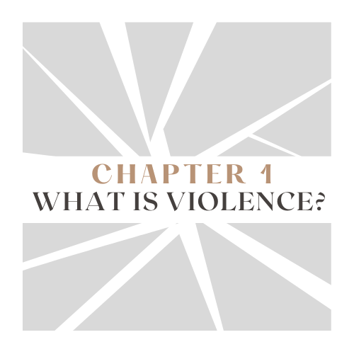 Chapter 1 — What is Violence?. What do you think of when you hear the ...