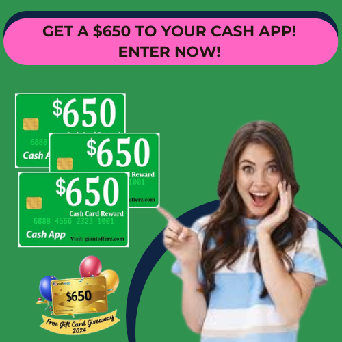 Get a Win $650 Cash App Gift Card! - Barbara - Medium
