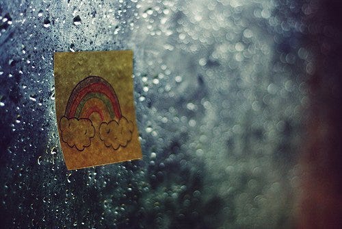 Rainbows and Blues. When the rains come down on us, every… | by Shruti Pathania | Medium