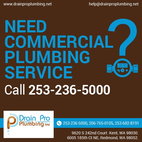 Commercial Plumbing Service. Drain Pro Plumbing Inc offer a full… | by ...