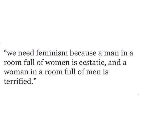 I never feel safe around men.. “Not all men,” but every woman knows ...