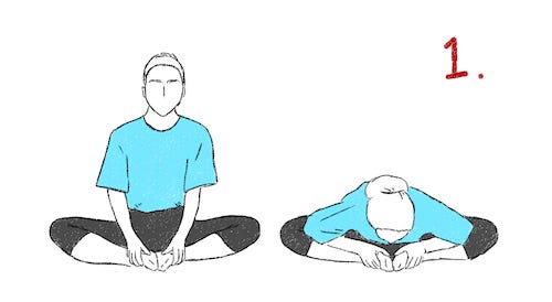 Butterfly Stretch Diagram