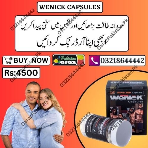 Wenick Capsules Price in Pakistan | Order Now 03218644442 | by ...