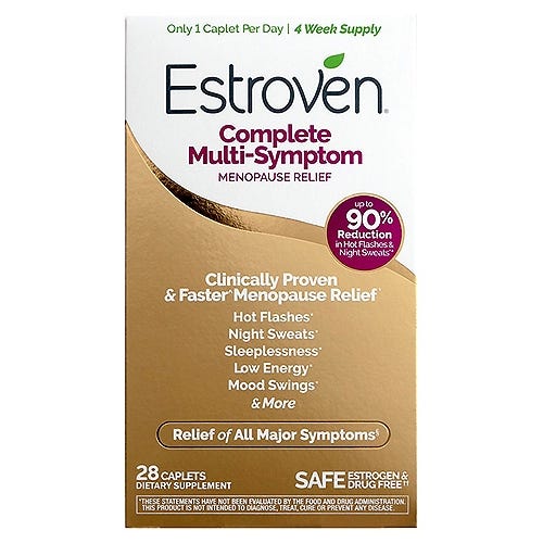 Estroven Complete Multi-Symptom Menopause Supplement: A Comprehensive ...