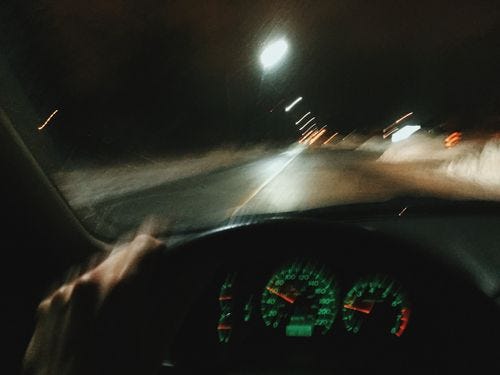 Tonight, I drive slow. | by flowersofrain | Medium