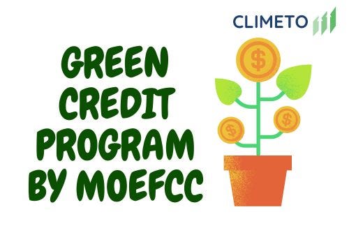 Green Credit: Ministry Of Environment, Forest And Climate Change ...