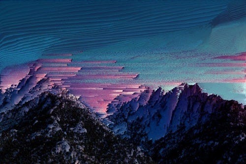 O dia em que faremos contato. Do alto da montanha lilás pelo por do… | by Jorge Borges | Medium