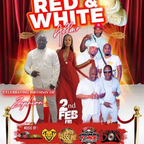 14th Annual Red & White Affair - Harry Ajax - Medium