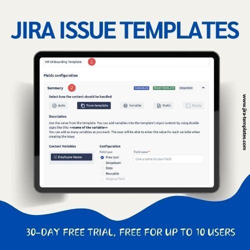 How Free Issue Templates for Jira Transformed My Business? - Dassy ...