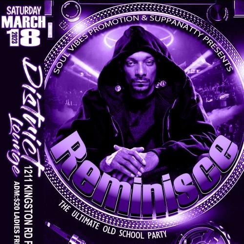Reminisce — The Ultimate Old School Party 4 - Michelle Newyork - Medium