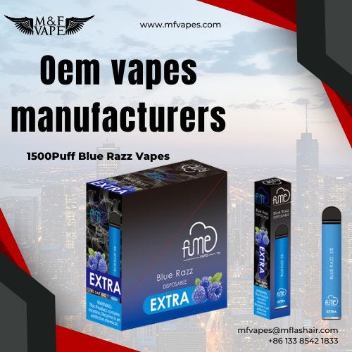 The Benefits of OEM Vapes; why you should consider custom vapes! | by Qingdao Huaxinda ...