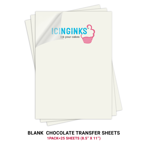 Buy Unprinted A4 Size Blank Chocolate Transfer Paper | Custom Chocolate ...