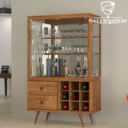 Brown Showcase | Eagle Steel Safes - Eaglesteel - Medium