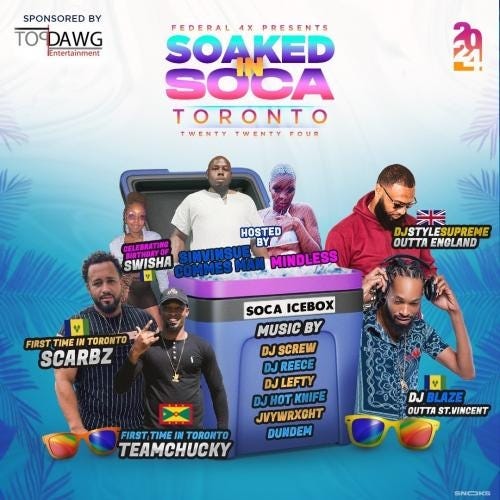 SOAKED IN SOCA 2024 - Harry Ajax - Medium