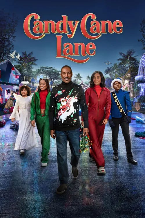 Candy Cane Lane (2023) A man is determined to win the neighborhood's ...