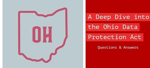 A Deep Dive into the Ohio Data Protection Act — Your Questions ...