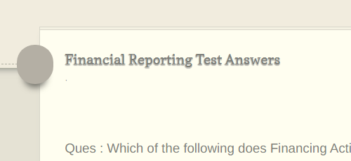 Financial Reporting Test Answers - Education Blog for Learning - Medium
