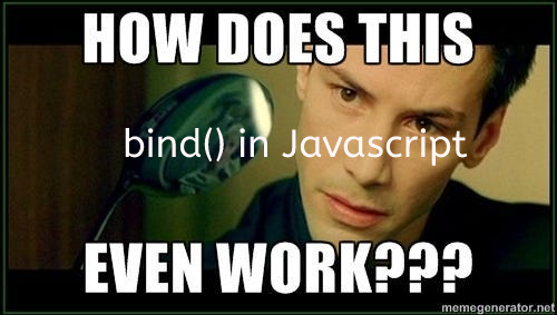 ‘bind Is A Built In Method In Javascript That Allows Us To Create A