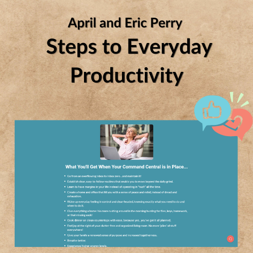 [GET] April and Eric Perry — Steps to Everyday Productivity | by ...