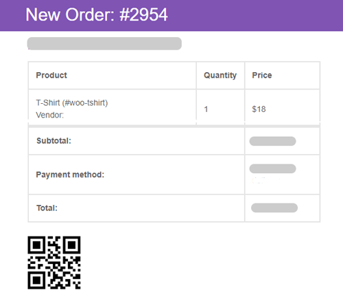 WooCommerce Order QR Code - Sharabindu - Medium