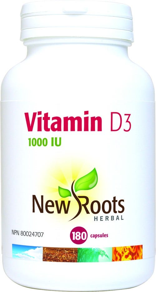 New Roots Vitamin D3 1000 IU Good for Maintaining Strong Bones | by ...