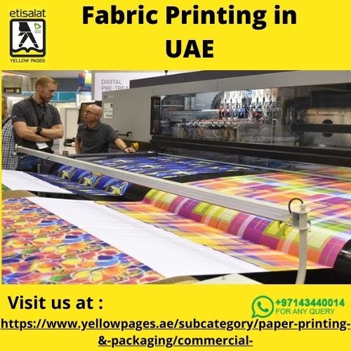 Fabric Printing Service | Fabric Printing Sharjah - John Smeeth - Medium