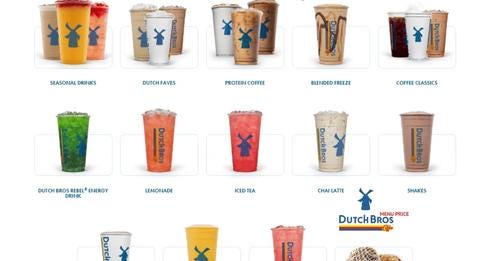Dutch Bros Menu - Dutch bros menu - Medium