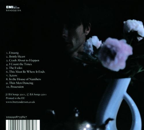 Brett Anderson. Black Rainbows | by Album Reviews | Medium