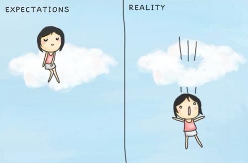 When Expectations Meet Reality. Expectations are the dreams we nurture ...