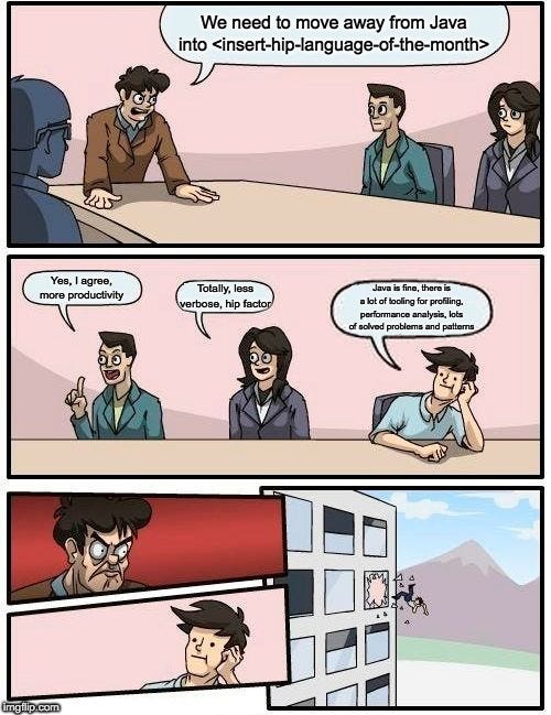 Time to move away from Java?. I get infuriated when people walk up to ...