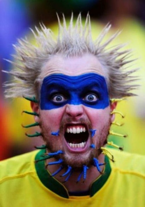 Crazy Sports Fans Paint