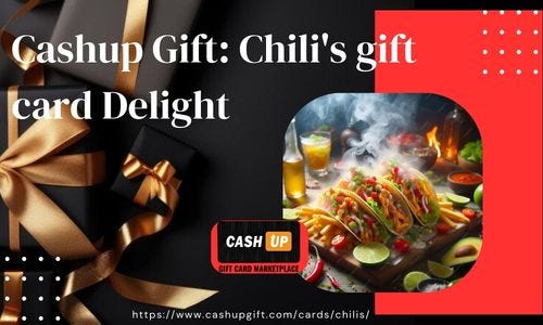 Cashup Gift: Chili’s gift card Delight - Ava sophia - Medium