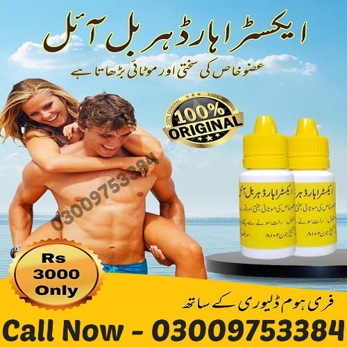 Extra Hard Herbal Oil In Karachi — 03009753384 | 100% Original | by M | Apr, 2024 | Medium
