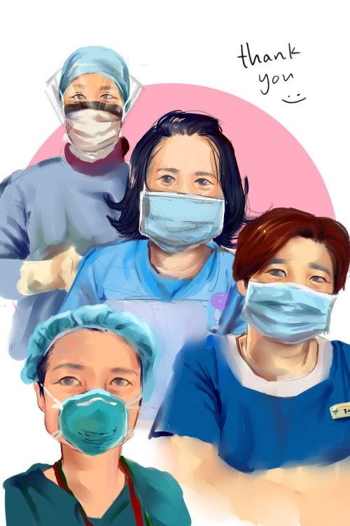 Start of Pandemic (Covid19). Illustration : Tang Yaling | by JoJo A. 🌺 ...