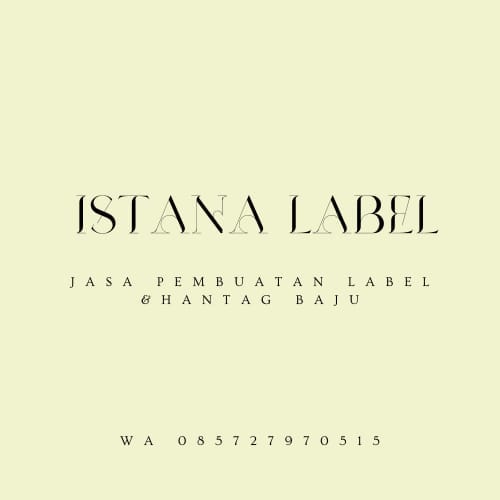 Label baju yang memberikan sentuhan personal dan profesionalisme pada ...