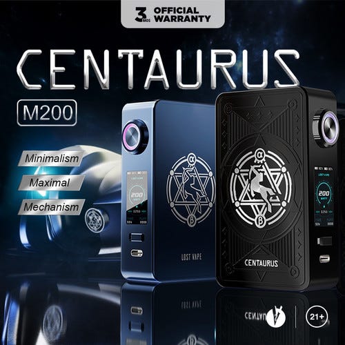 Mod CENTAURUS m200. Lost Vape selalu selalu membuat produk… | by Evrizal Gilang | Jun, 2023 | Medium