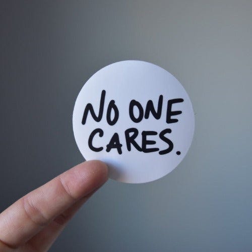 Sometimes Feels Like “No One Cares” | by Vidish | Jan, 2024 | Medium