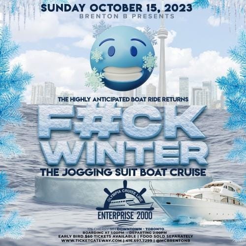 Fuck Winter — The Jogging Boat Cruise - Harry Ajax - Medium