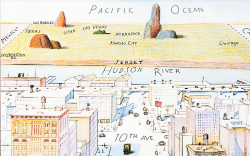 Saul Steinberg’s View of California’s Drought | by Heather Towsley ...