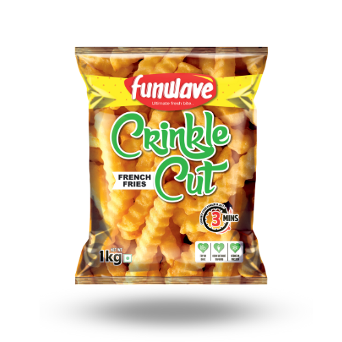 Crinkle Cut French Fries 1 kg & 2.5 kg Pack Manufacturer, Exporter ...