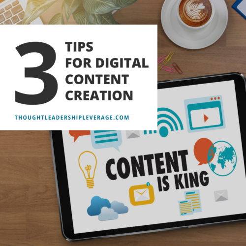 3 Tips for Digital Content Creation | by Peter Winick | Medium