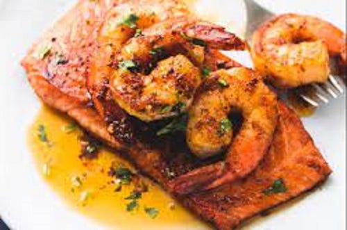 Savoring the Flavors of the Bayou: Salmon New Orleans and a Margarita ...