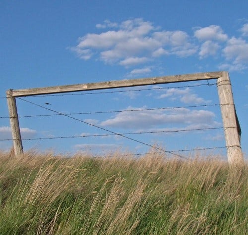 Crossing Over Boundaries. Barbed-wire boundaries on the prairies | by ...