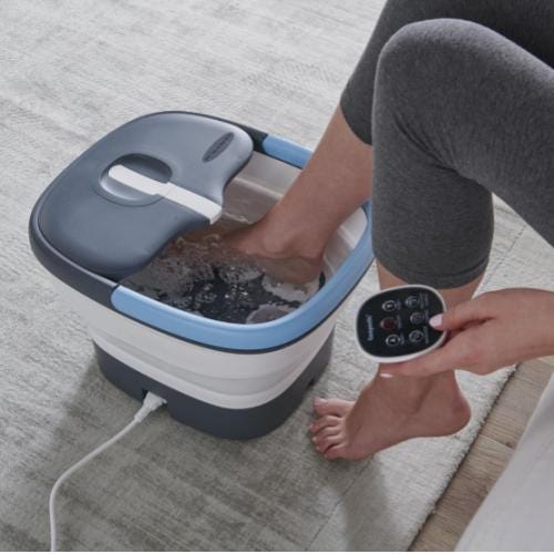The Foldaway Triple Therapy Foot Spa — help soothes aching feet with a ...