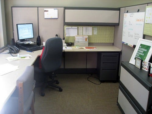 Cubicle dreams. The other day I got to thinking about… | by It’s me ...