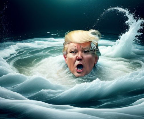 Trump is in a whirlpool of weird. Another way to put it is that he’s ...