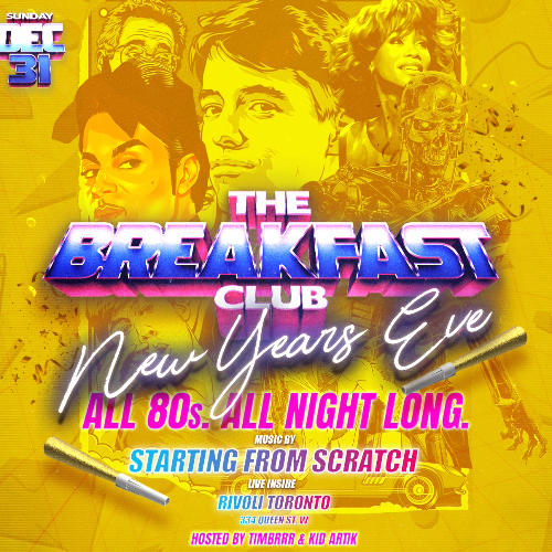 THE BREAKFAST CLUB ~ NEW YEARS EVE!! ( all things 80s ) - Harry Ajax ...