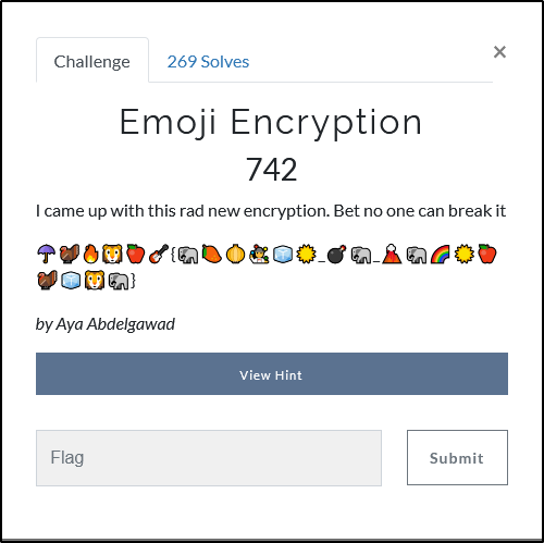 UTCTF 2021 — Emoji Encryption - cron-swanson - Medium